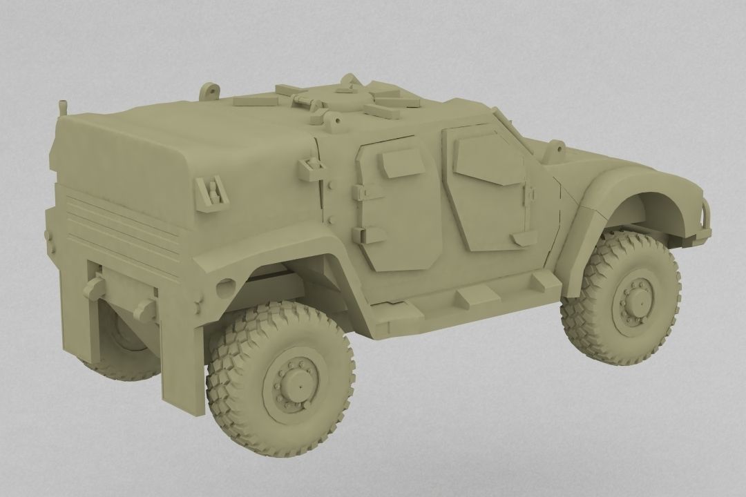 Hawkei military vehicle 3D model 3D printable | CGTrader