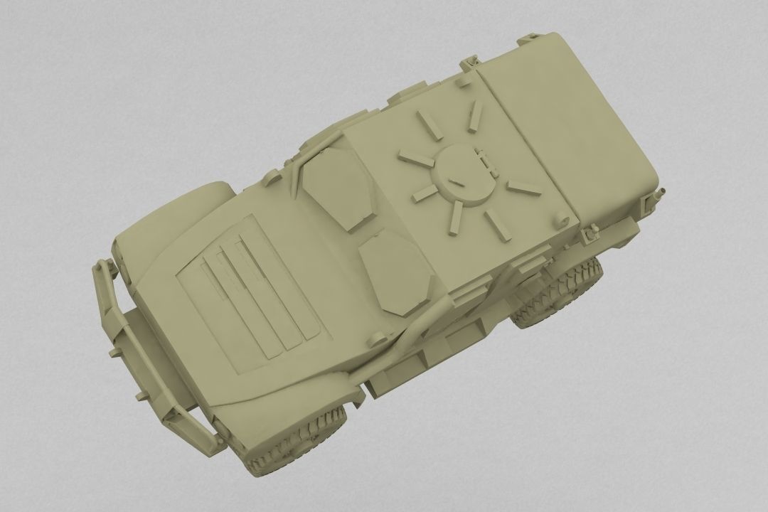 Hawkei military vehicle 3D model 3D printable | CGTrader