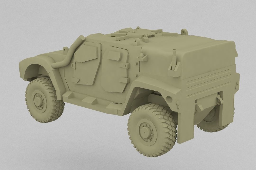 Hawkei military vehicle 3D model 3D printable | CGTrader