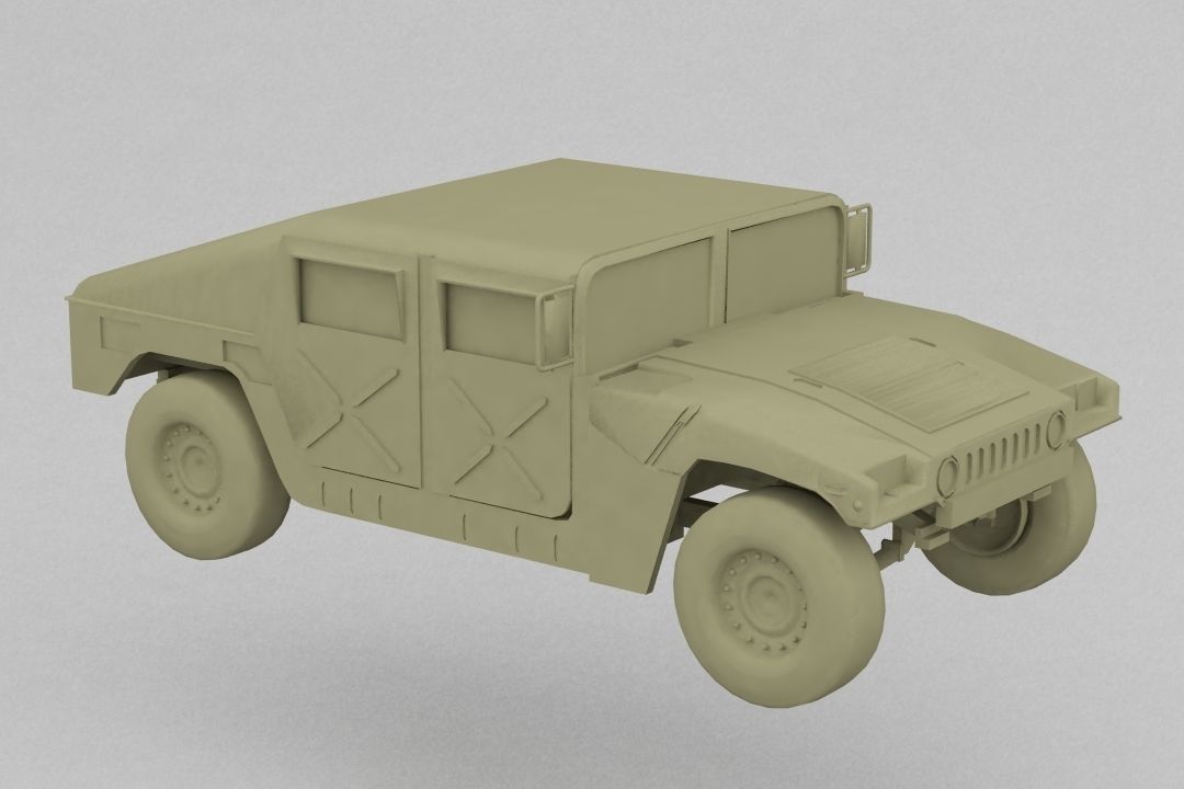 Humvee toy military vehicle 3D model 3D printable | CGTrader