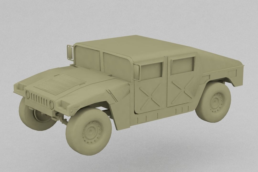 Humvee toy military vehicle 3D model 3D printable | CGTrader