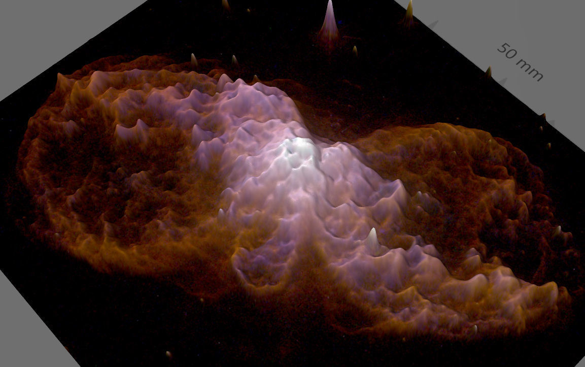 HUBBLE 5 DEEP SKY OBJECT 3D SOFTWARE ANALYSIS 3D model 3D printable ...