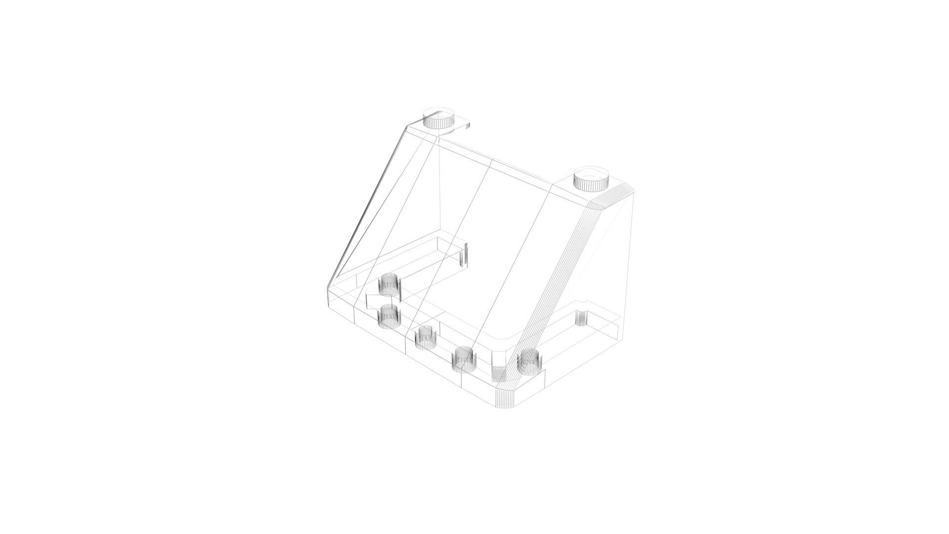 Lego Windscreens Set 3D model | CGTrader