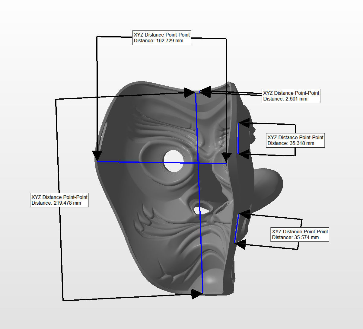 Tengu mask 3D model 3D printable | CGTrader
