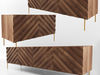 Decorative Chevron Console Walnut 3D model | CGTrader