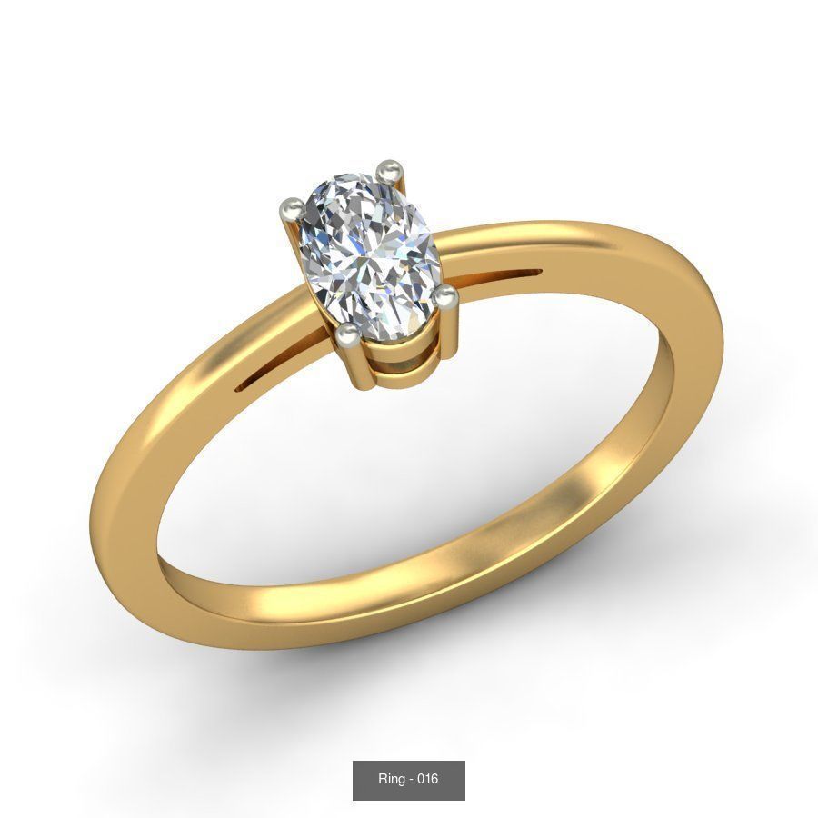 49 solitaire rings models 3D Model Collection | CGTrader