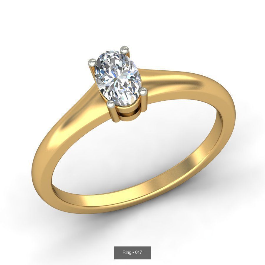 49 solitaire rings models 3D Model Collection | CGTrader
