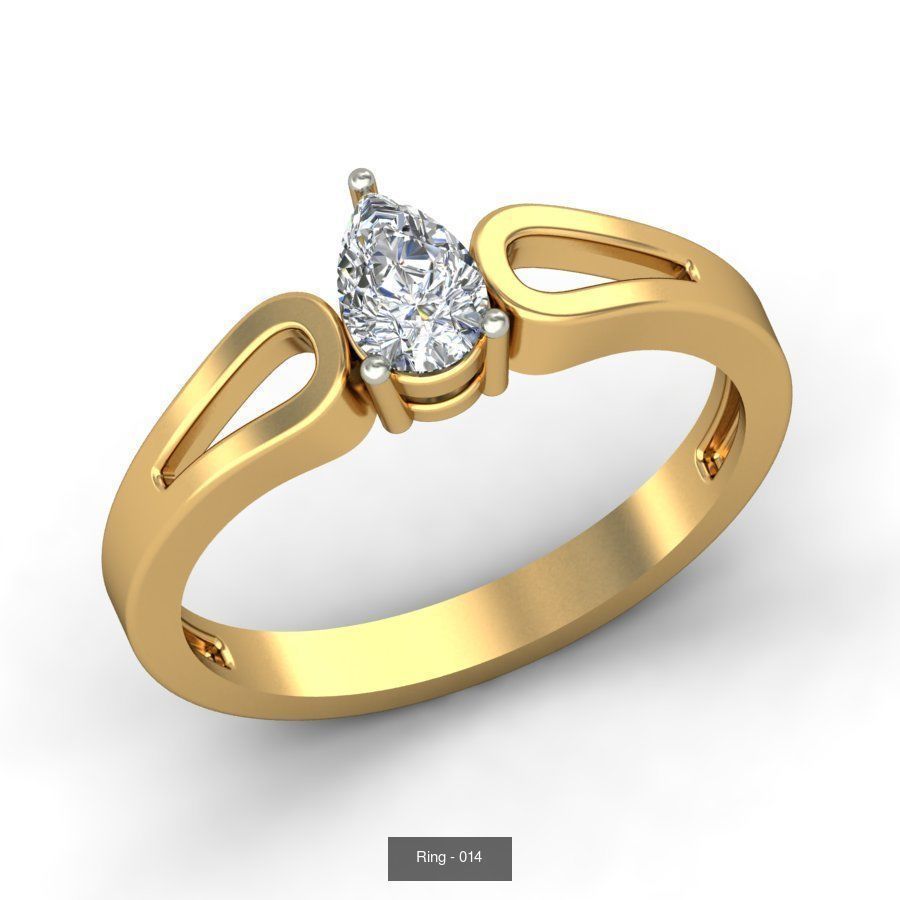 49 solitaire rings models 3D Model Collection | CGTrader