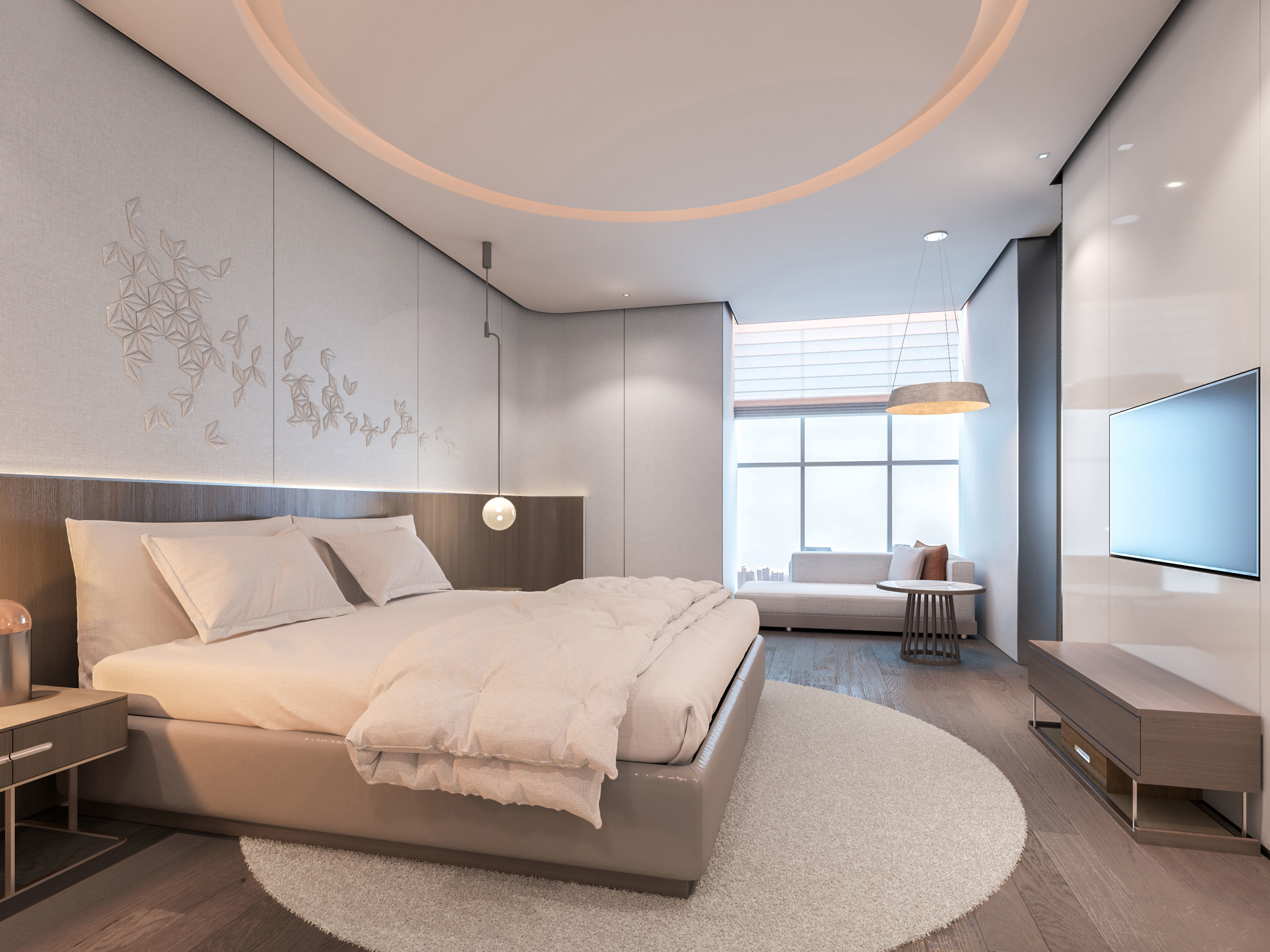 Free Hotel Room 3D SKP model free 3D model | CGTrader