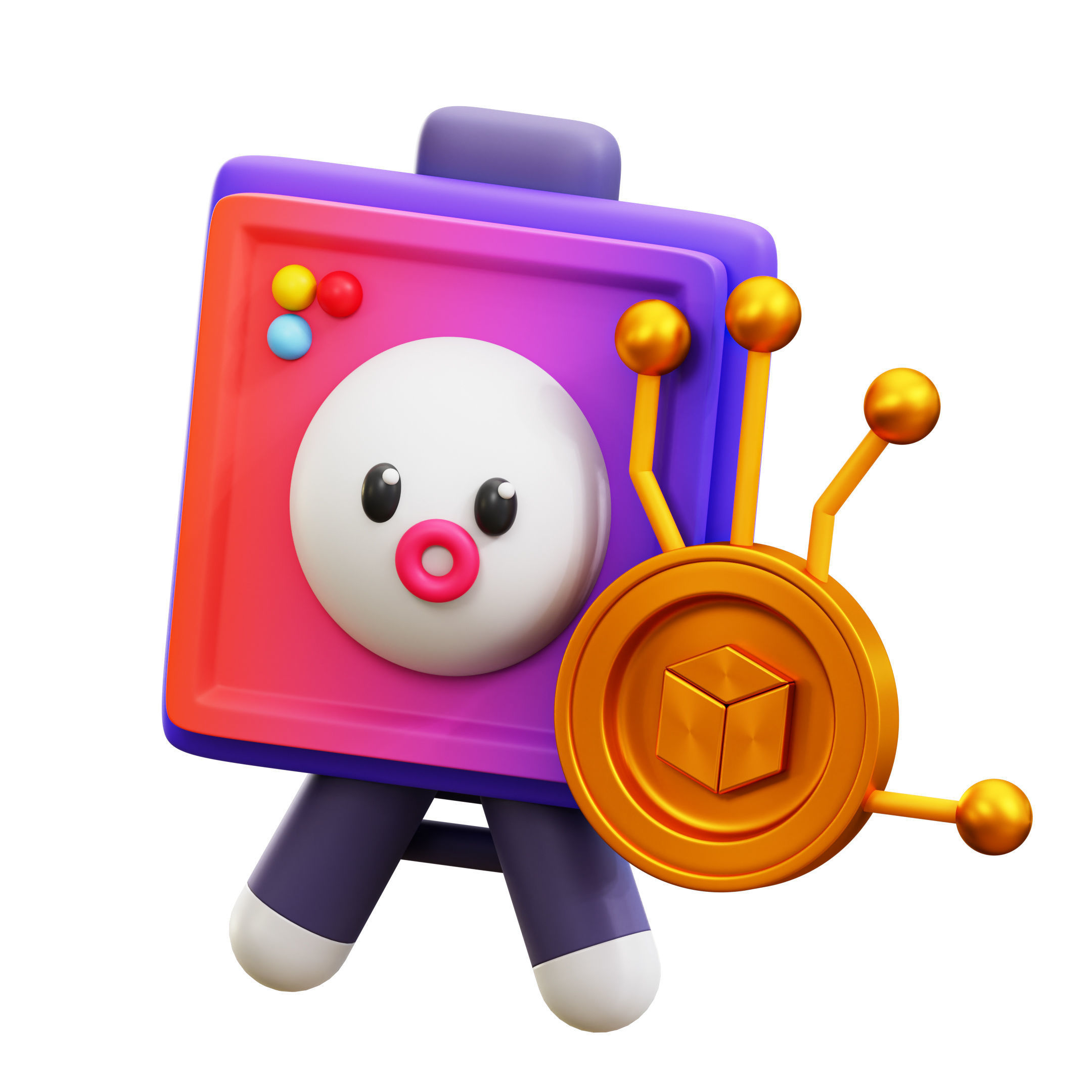 3D model Nft Art VR / AR / low-poly | CGTrader