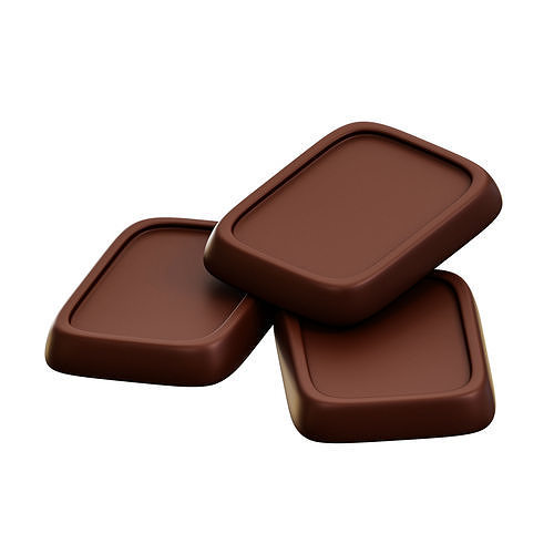 3D model Dark Chocolate VR / AR / low-poly | CGTrader