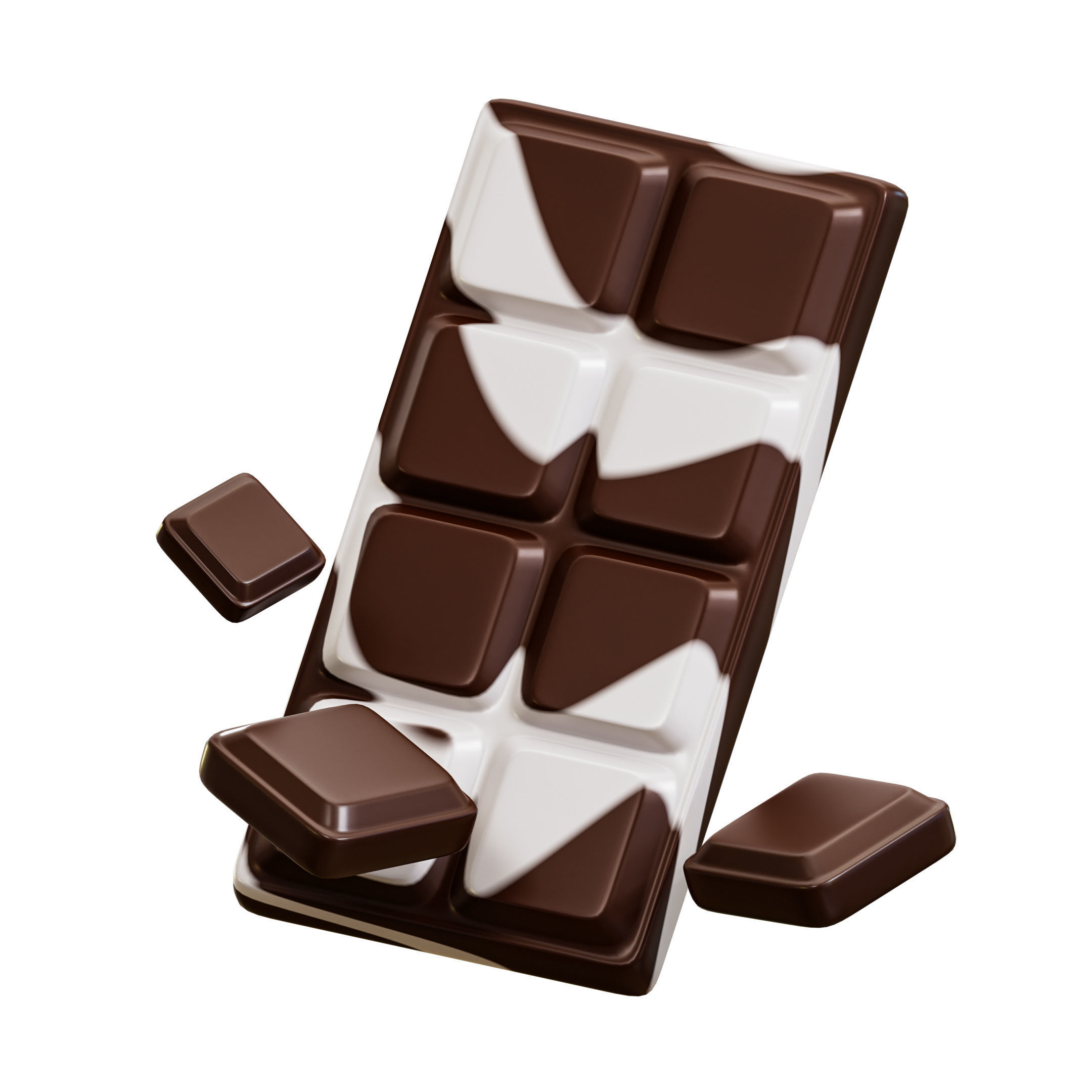 3D model Milk Chocolate VR / AR / low-poly | CGTrader