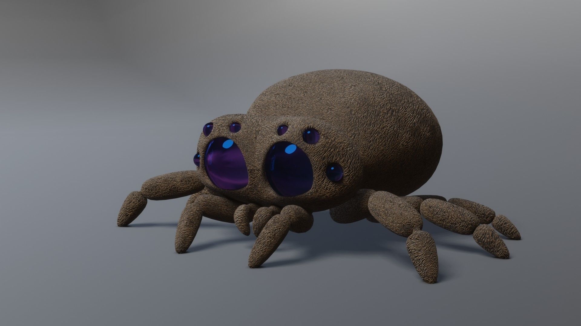 3D model Spider with eyes VR / AR / low-poly | CGTrader