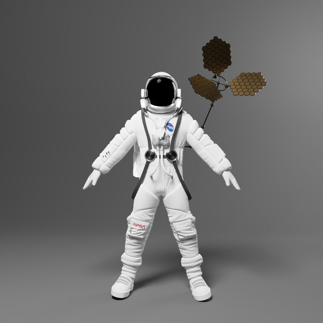 Explorer Astronaut Model free 3D model | CGTrader