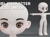 Chibi Character Base Mesh 3D model | CGTrader