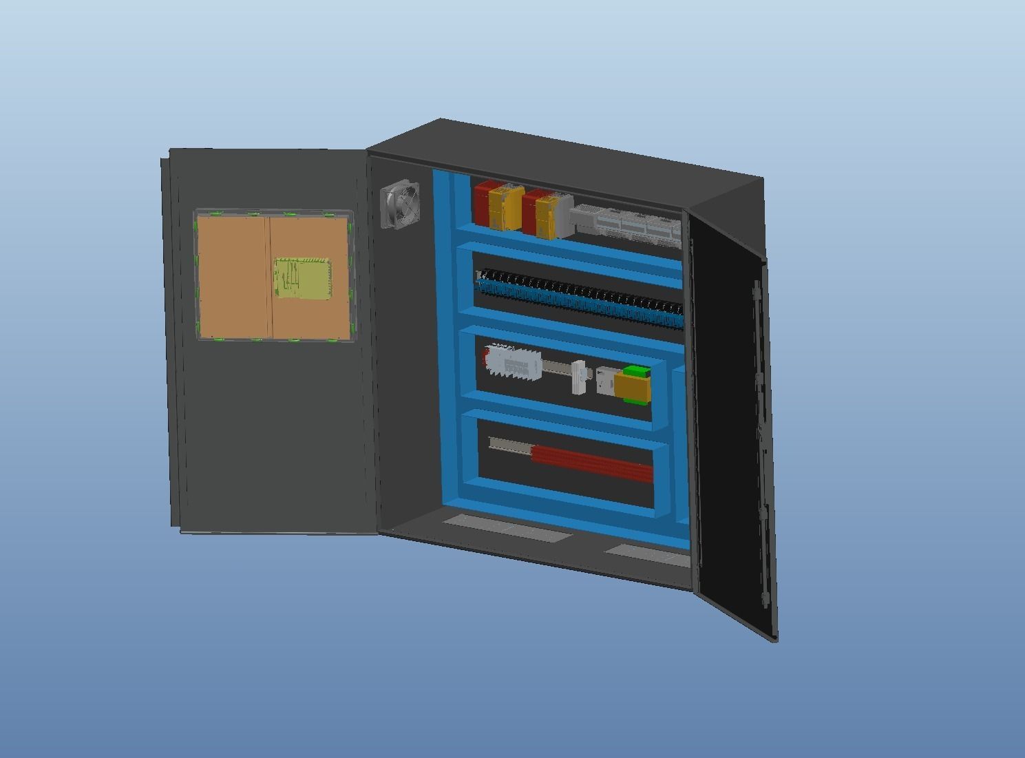 PLC control box 3D model | CGTrader