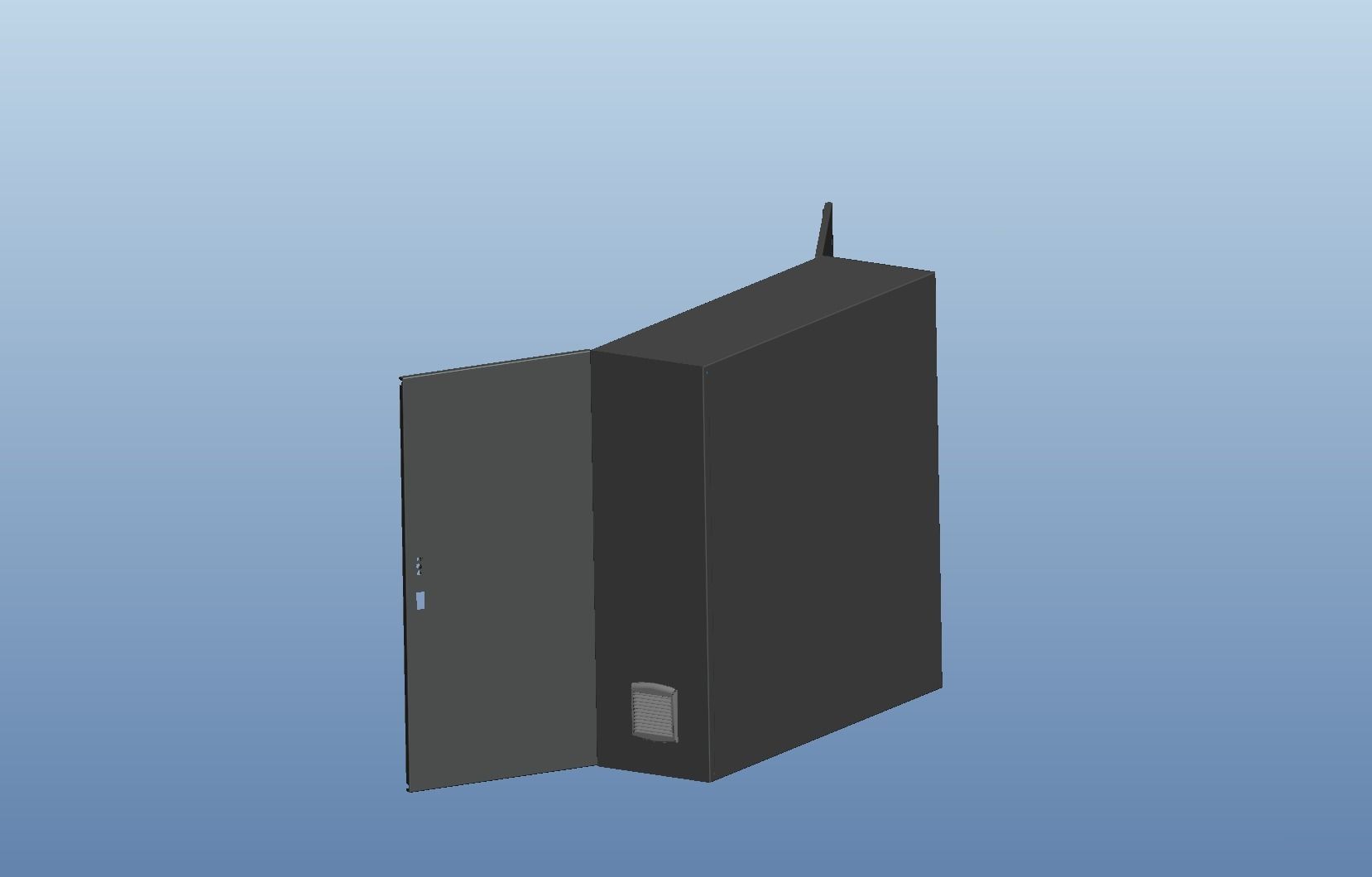PLC control box 3D model | CGTrader