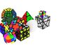 Different Type of Rubiks Cube Set 3D model | CGTrader