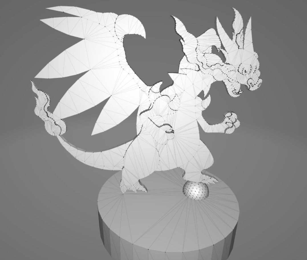 Charizard Figure Design 3D model 3D printable | CGTrader