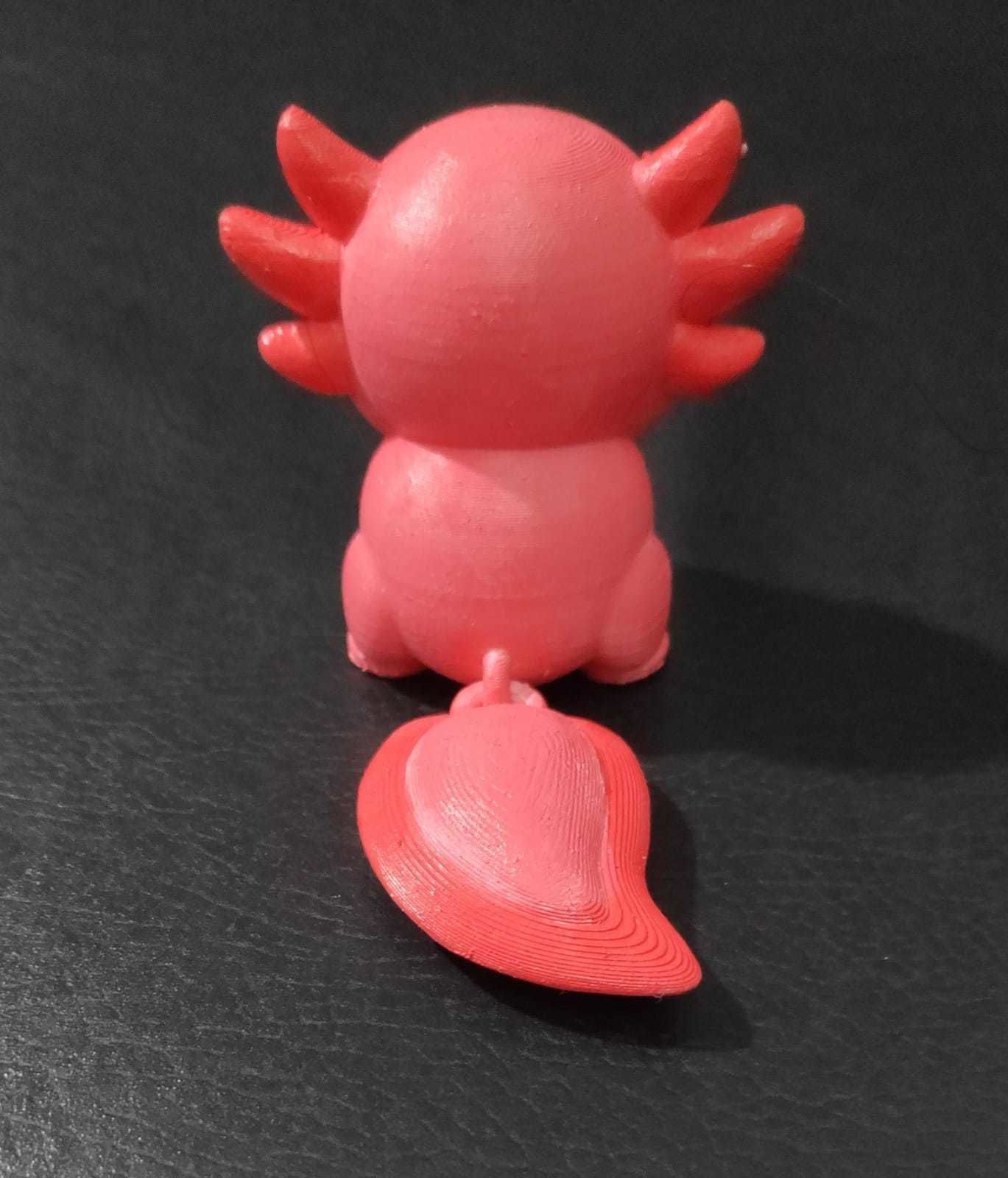 Flexi Axolotl 3D model 3D printable | CGTrader