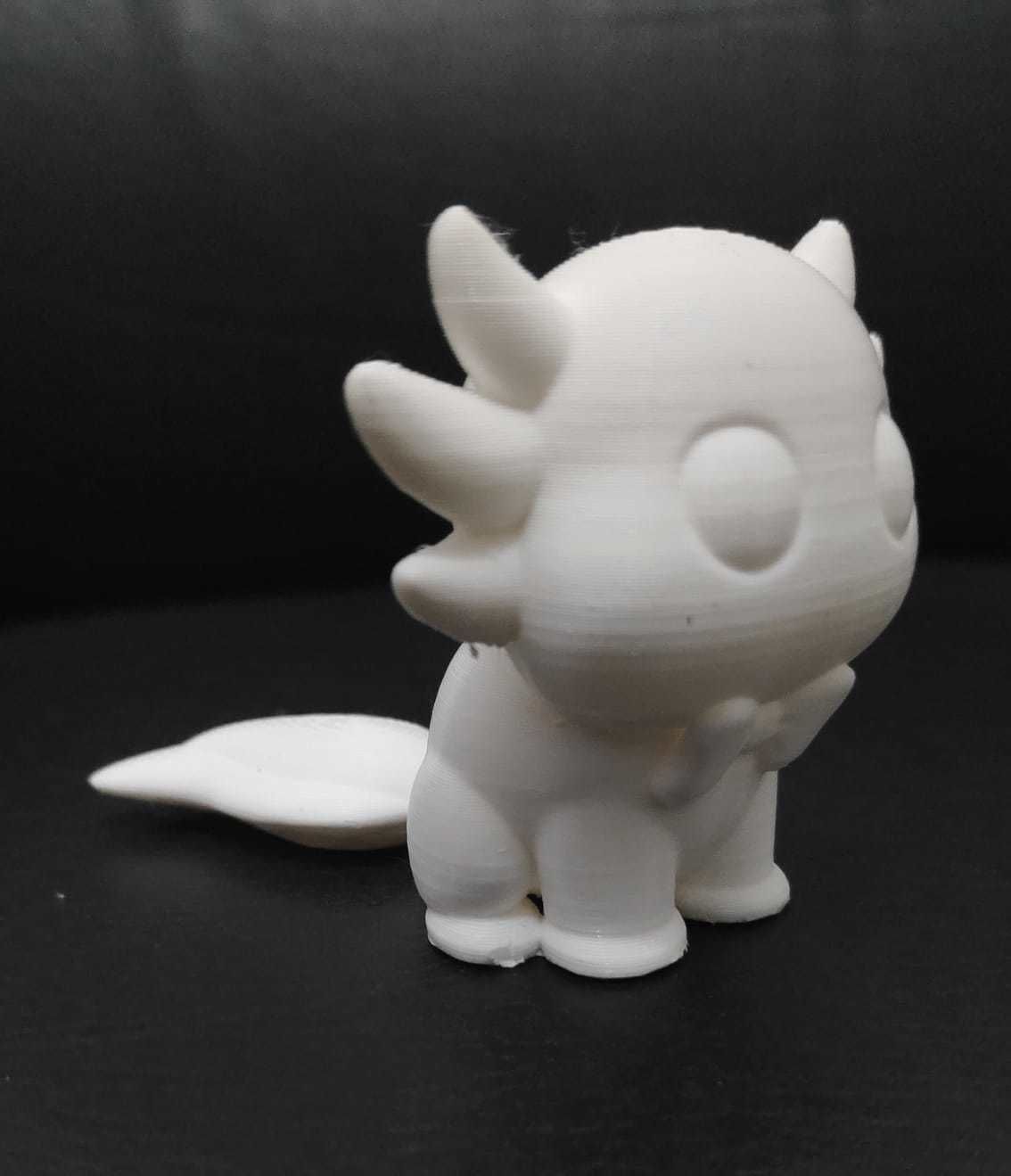 Flexi Axolotl 3D model 3D printable | CGTrader