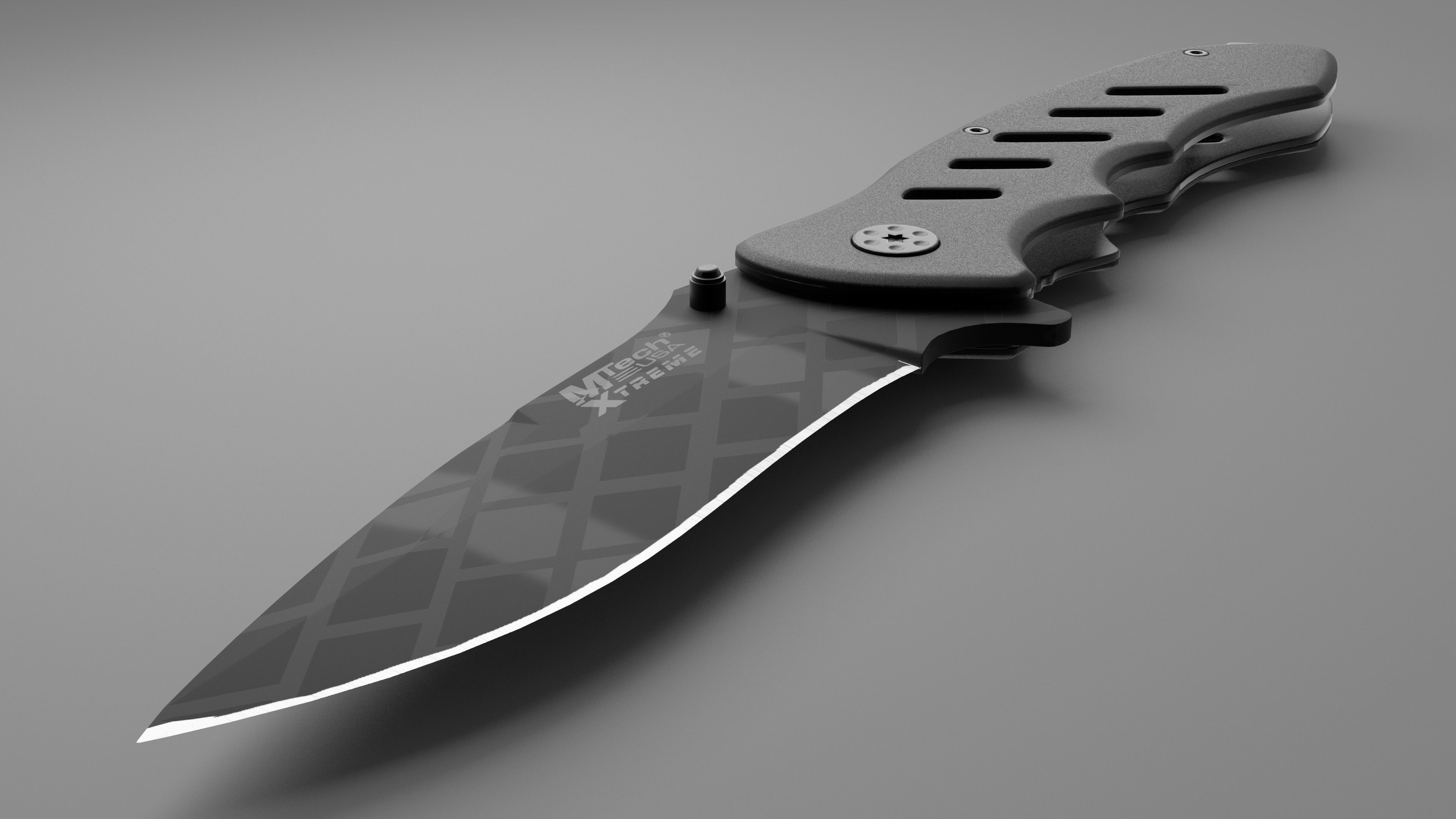 Mtech Tactical Folding Knife 3D model | CGTrader