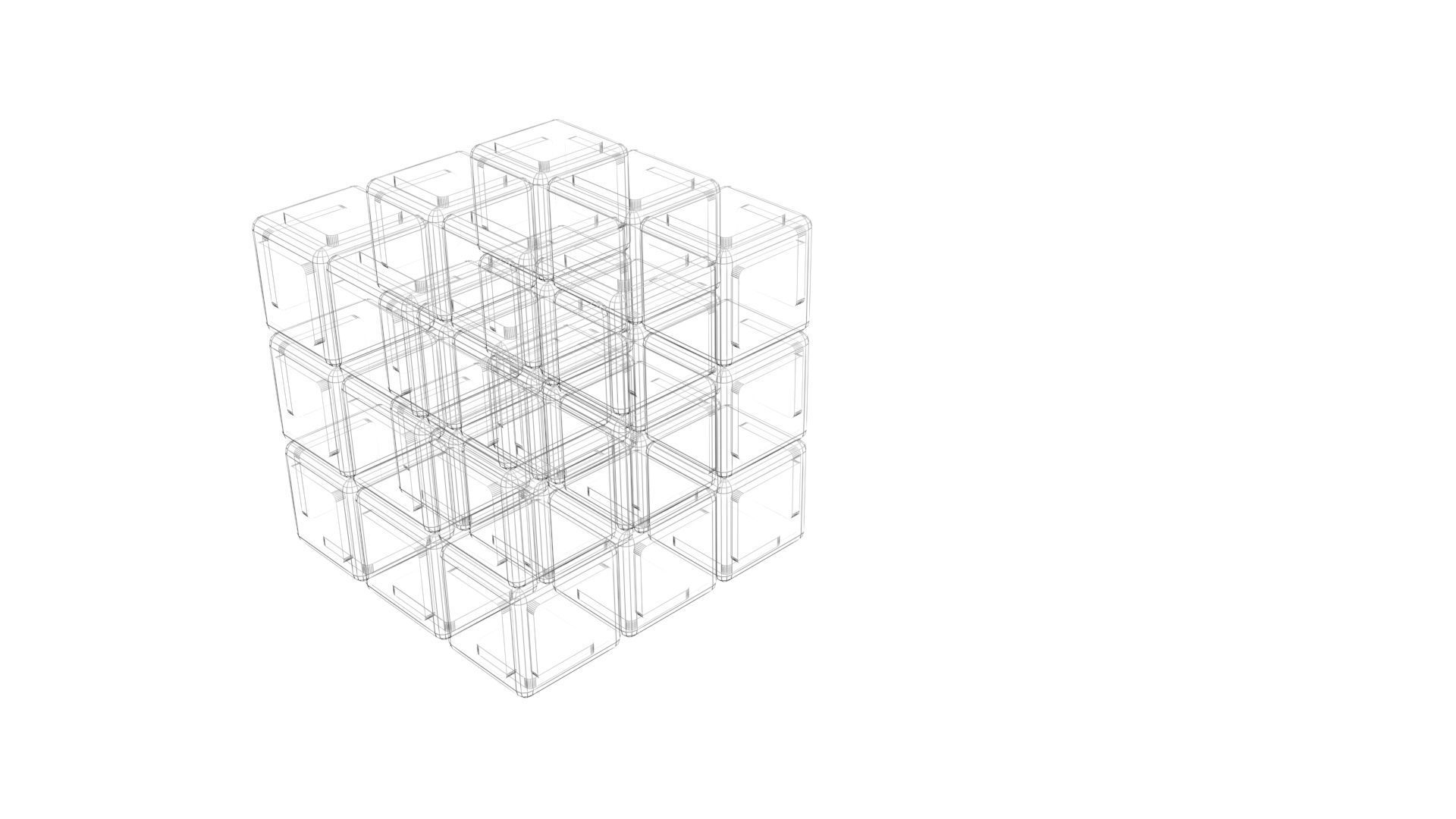 Rubiks Cube With Solving Animation 3D model animated | CGTrader