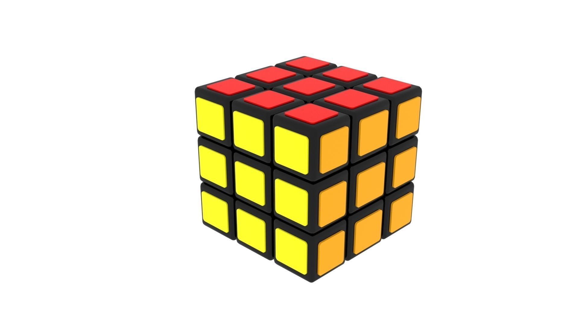 Rubiks Cube With Solving Animation 3D model animated | CGTrader