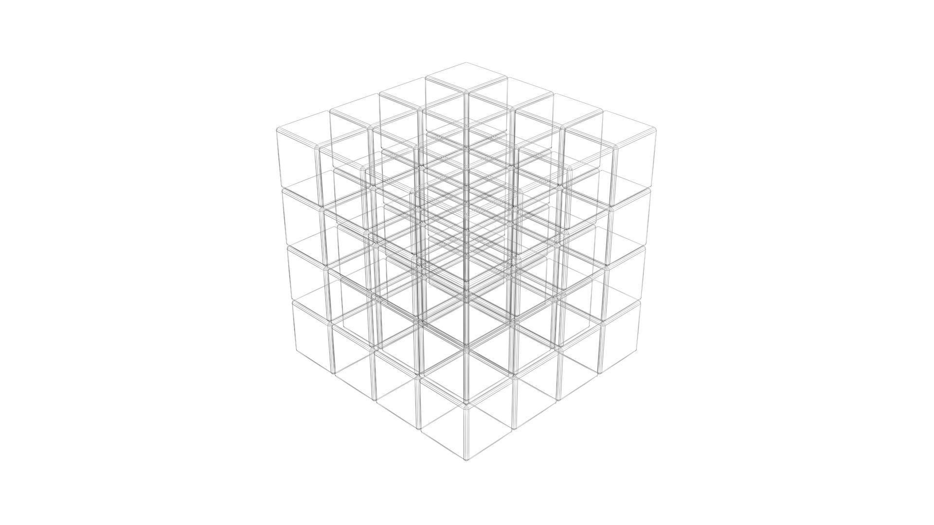 Rubiks Cube 4x4x4 3d Model Cgtrader