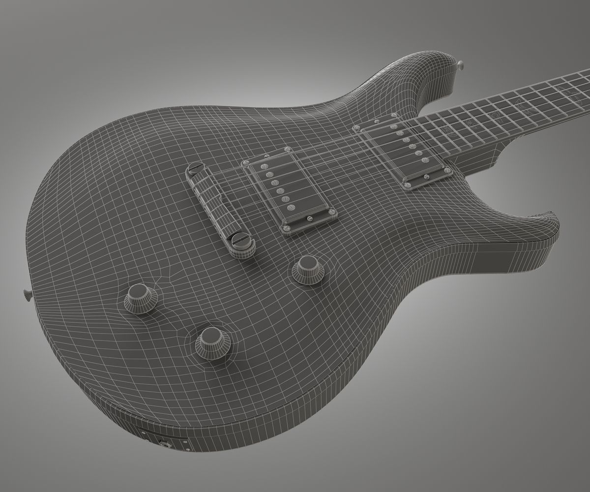Paul Reed Smith Cutom 22 3D model | CGTrader