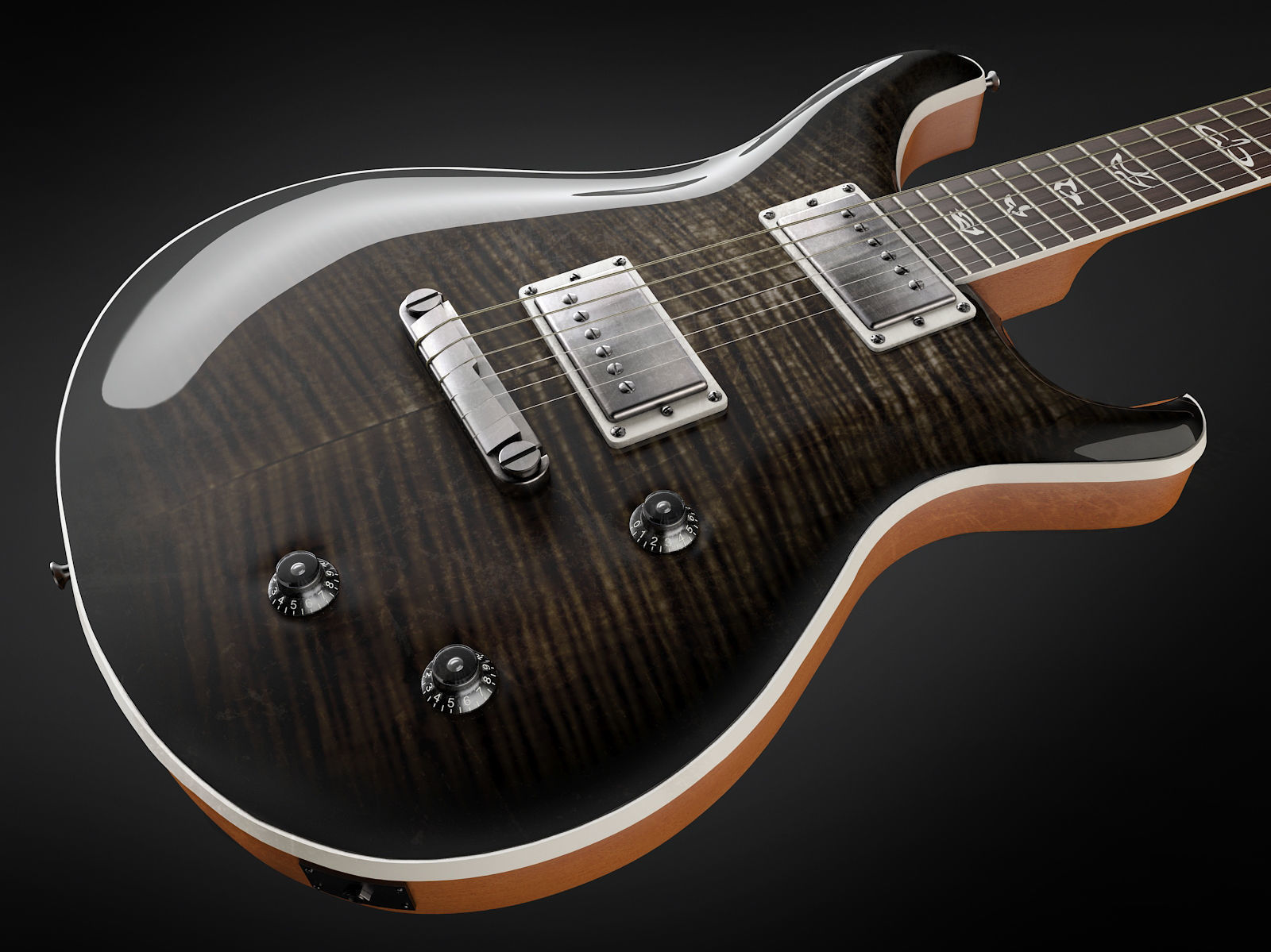 Paul Reed Smith Cutom 22 3D model | CGTrader