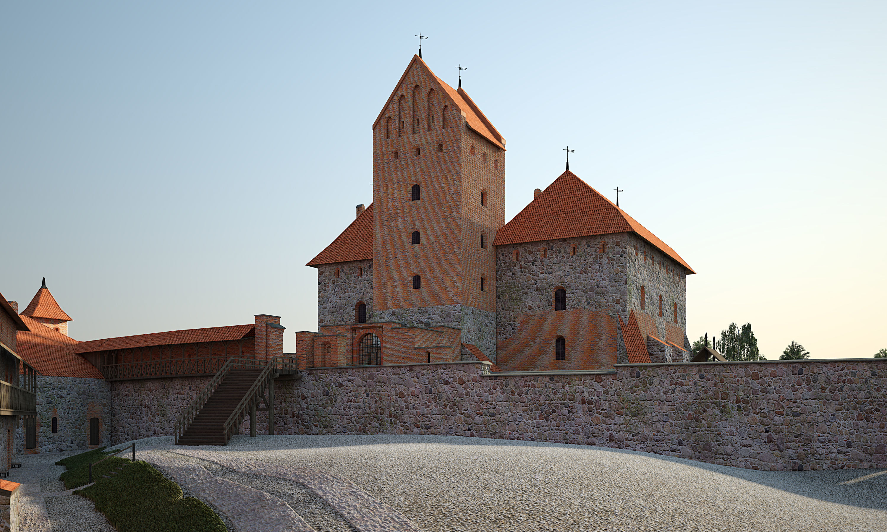 Trakai Island Castle 3D model | CGTrader