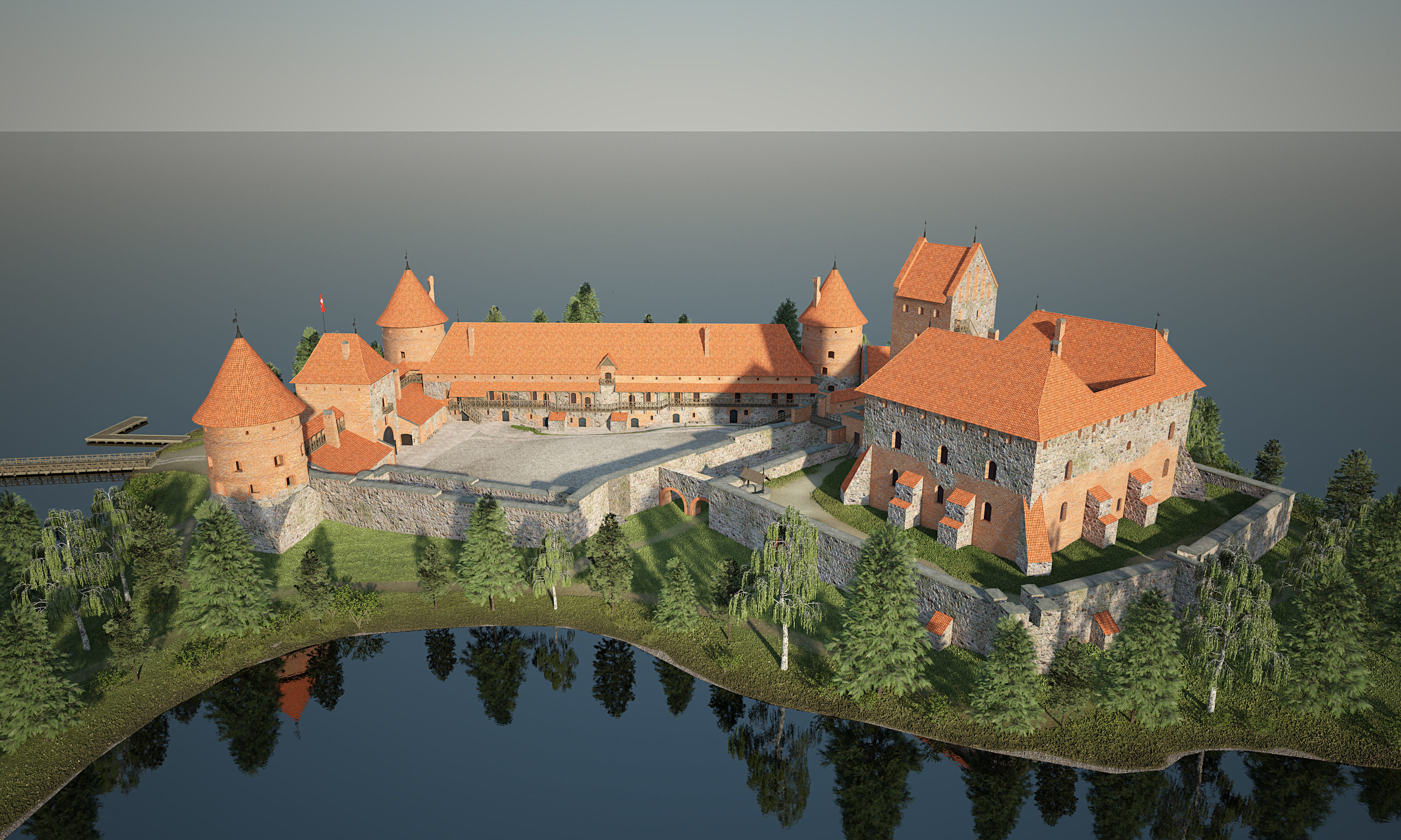 Trakai Island Castle 3D model | CGTrader