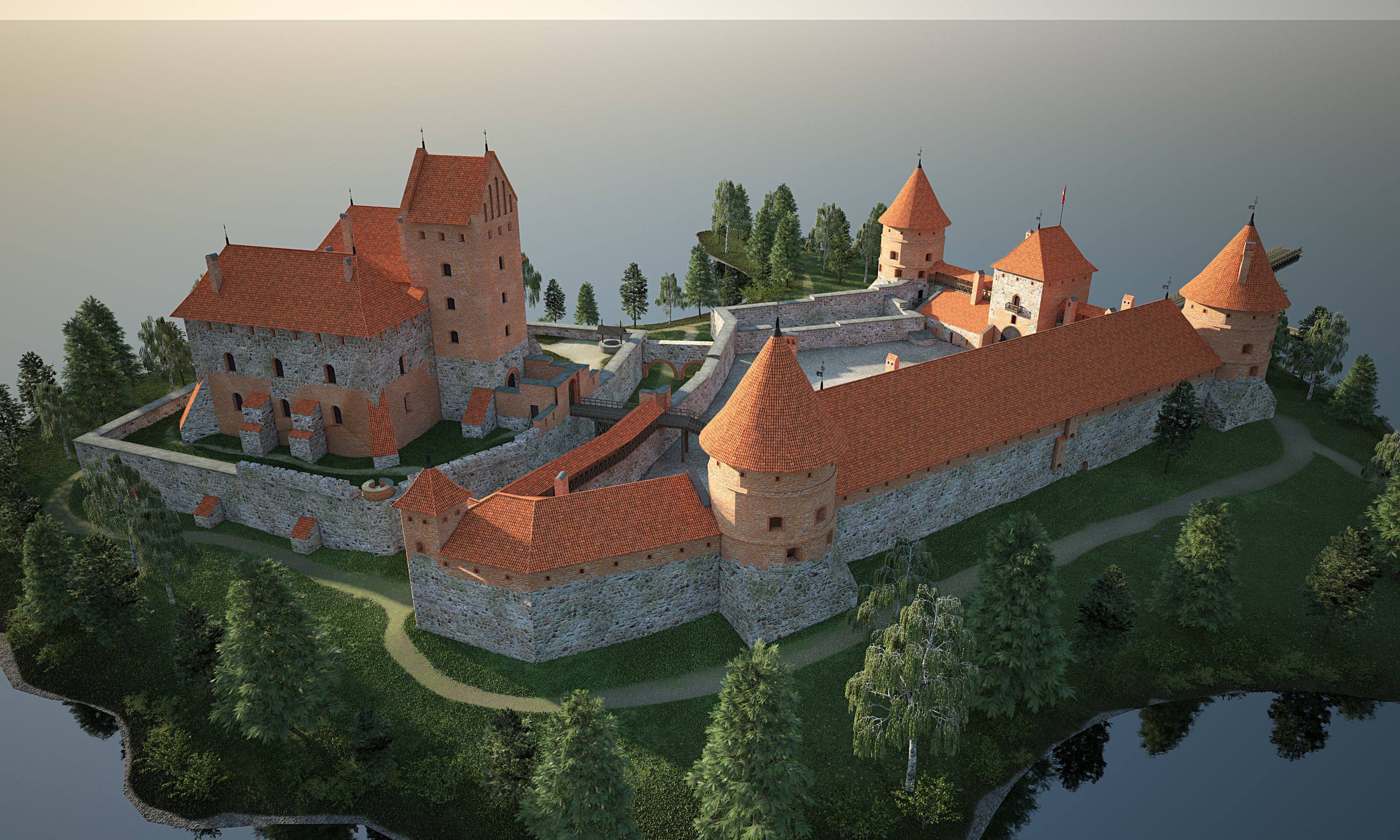 Trakai Island Castle 3D model | CGTrader