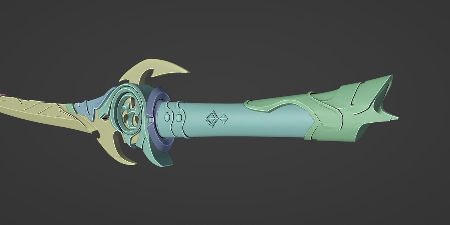 Mistsplitter Reforged - Genshin Impact 3D print model 3D model 3D ...