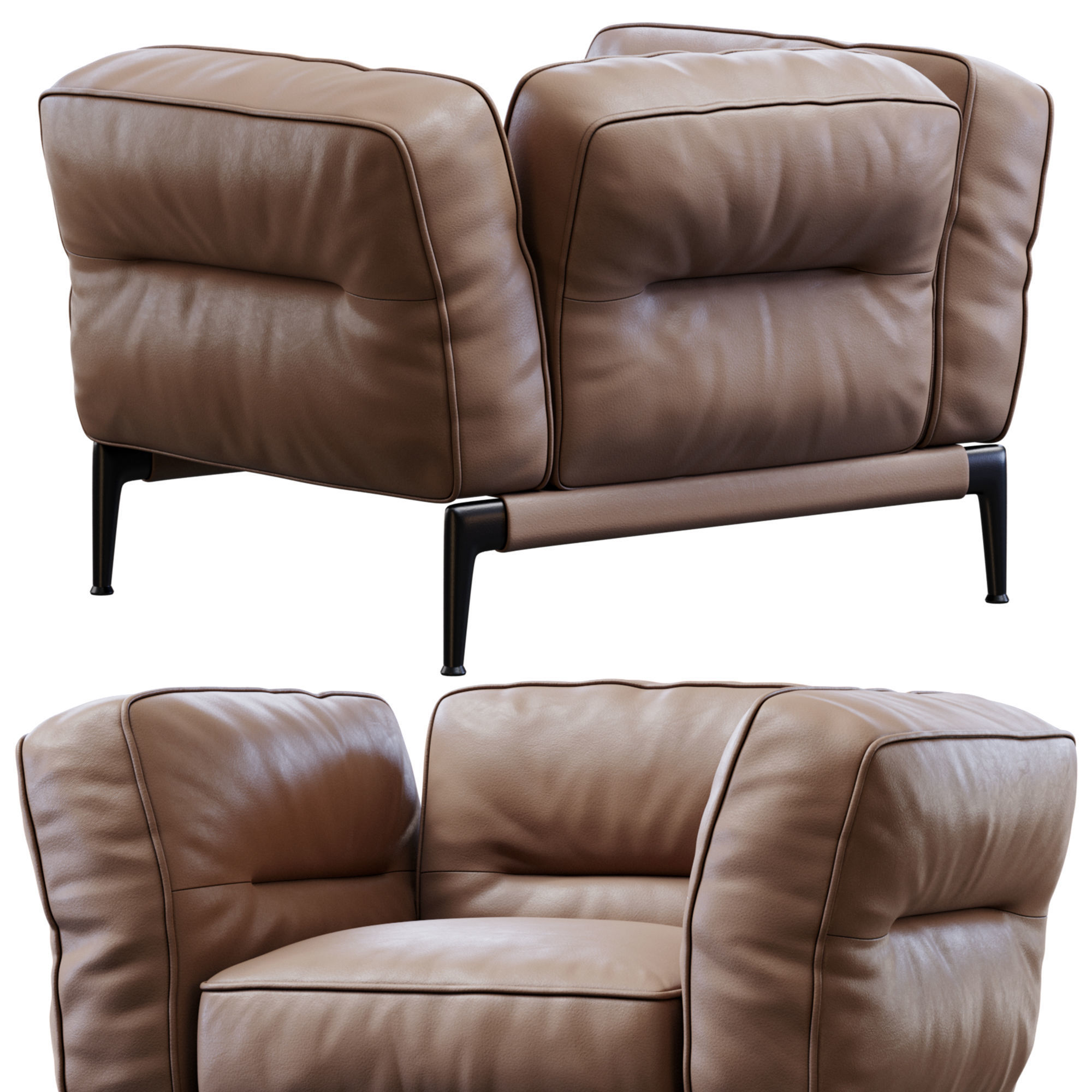 Adda By Flexform 3D model | CGTrader