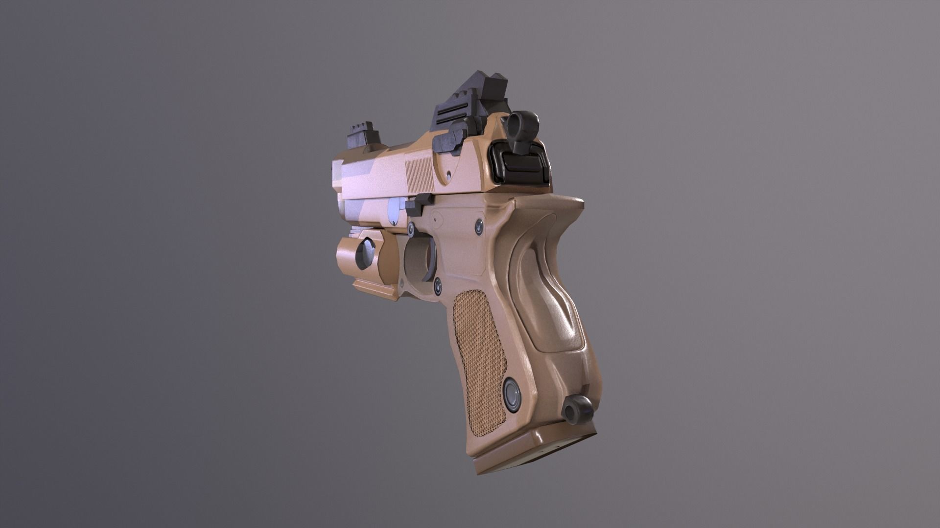3D model AAA Gun game-ready VR / AR / low-poly | CGTrader