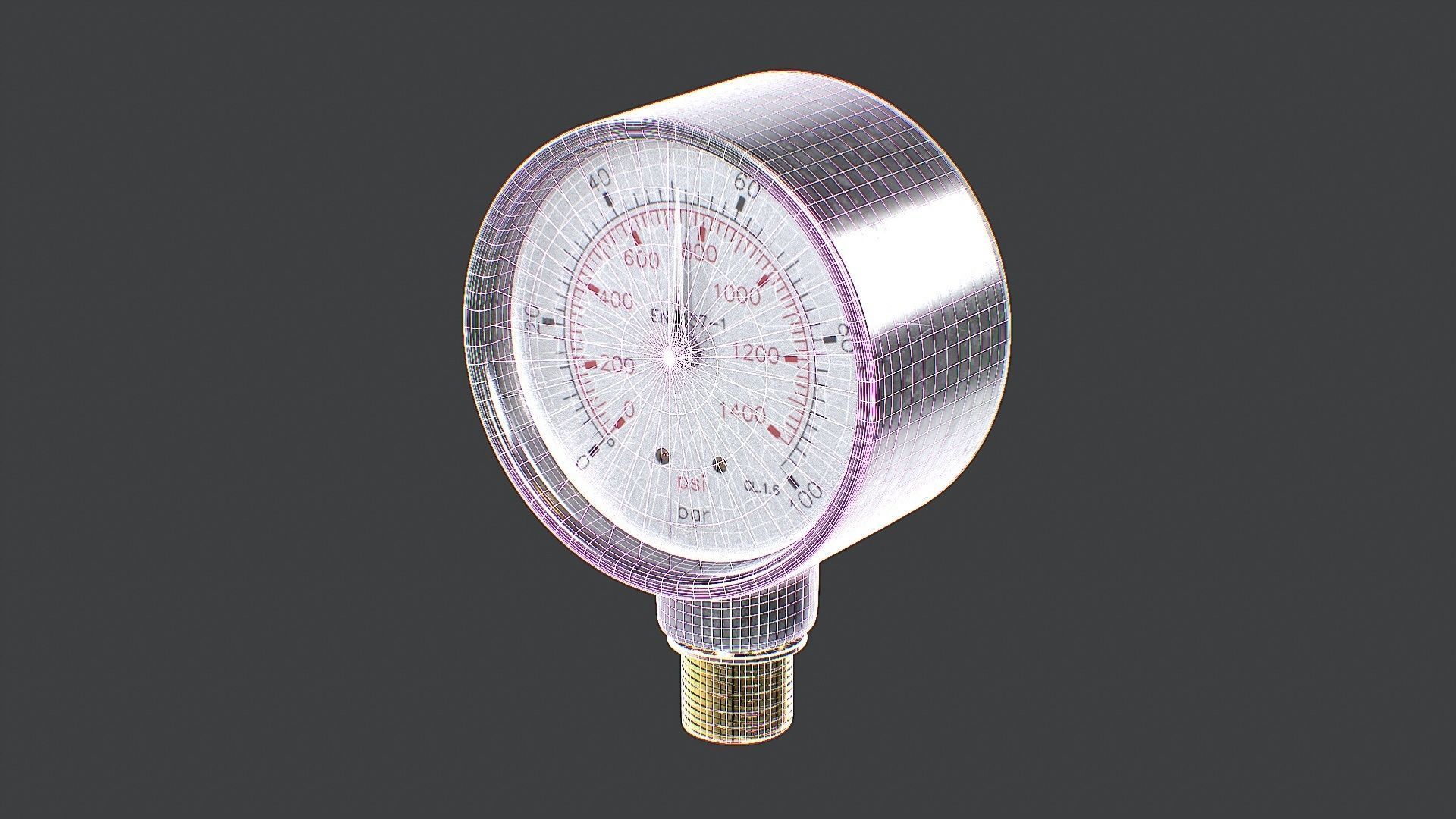 3D model Pressure Gauge VR / AR / low-poly | CGTrader