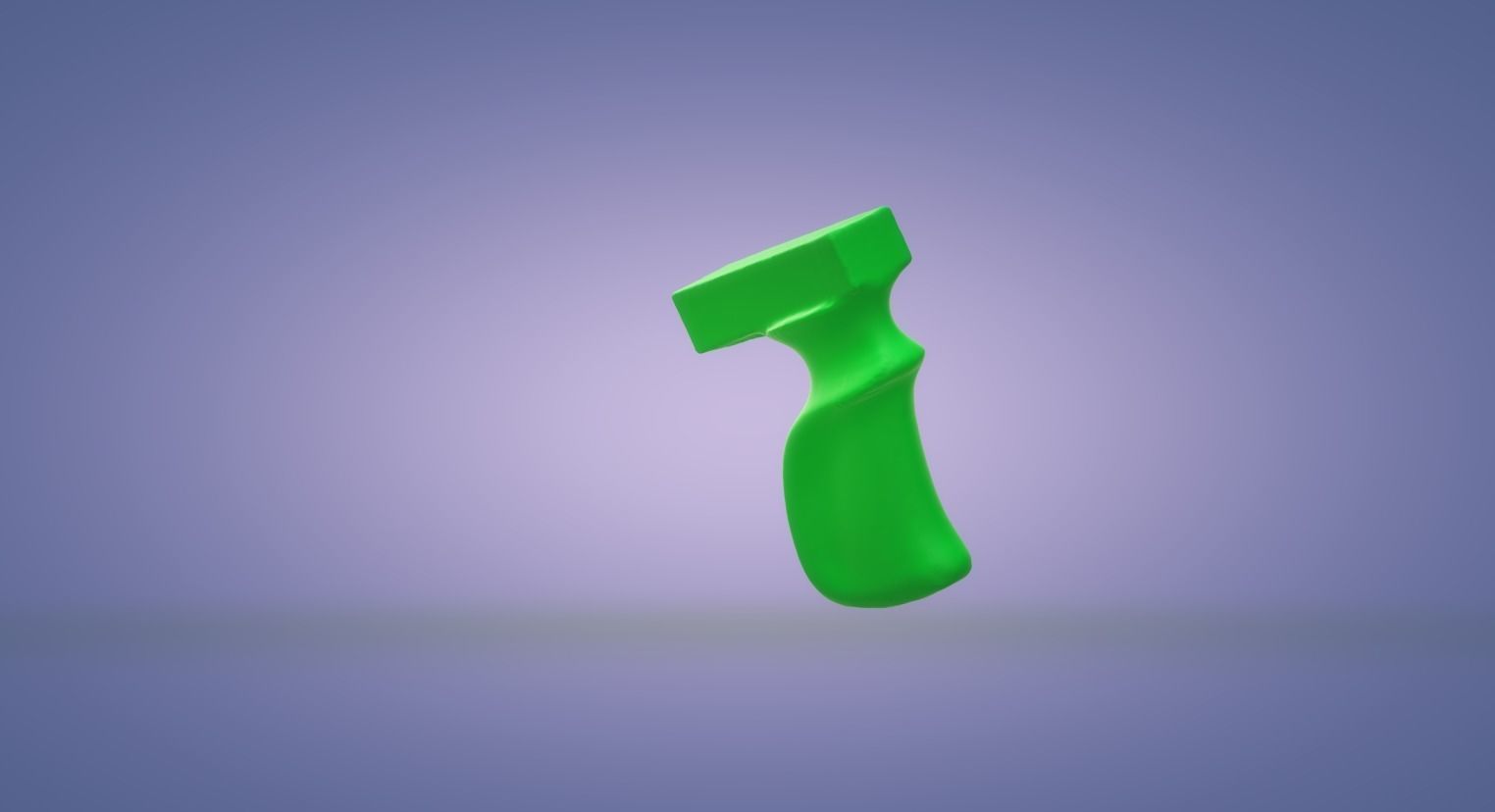 left hand speargun handle 3D model 3D printable | CGTrader