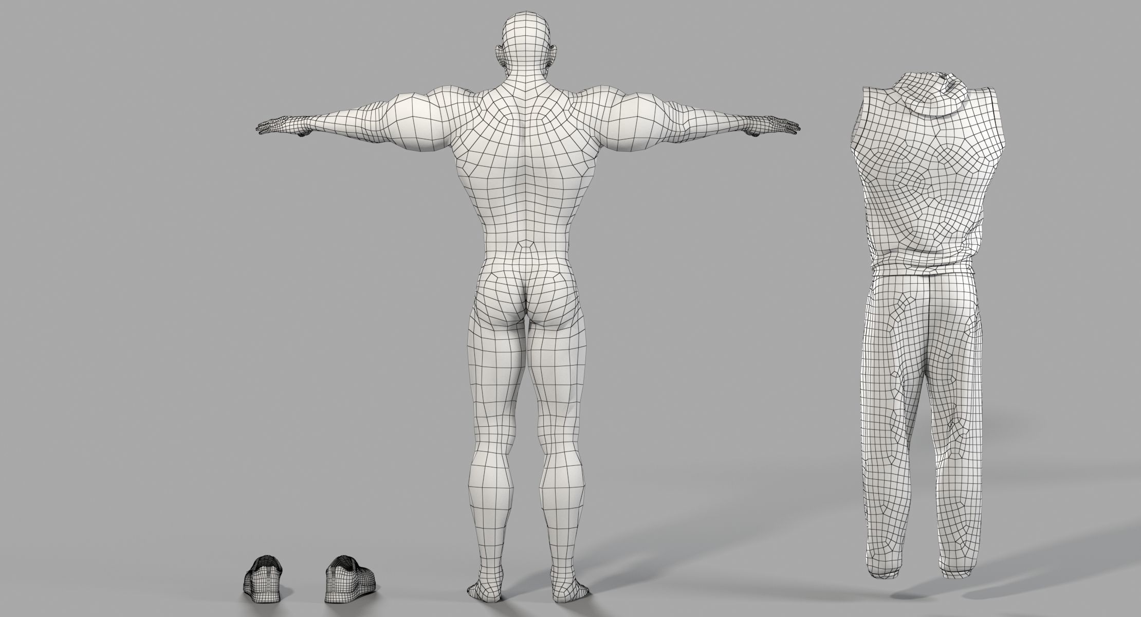 3D model Muscular Gangster Character VR / AR / low-poly | CGTrader