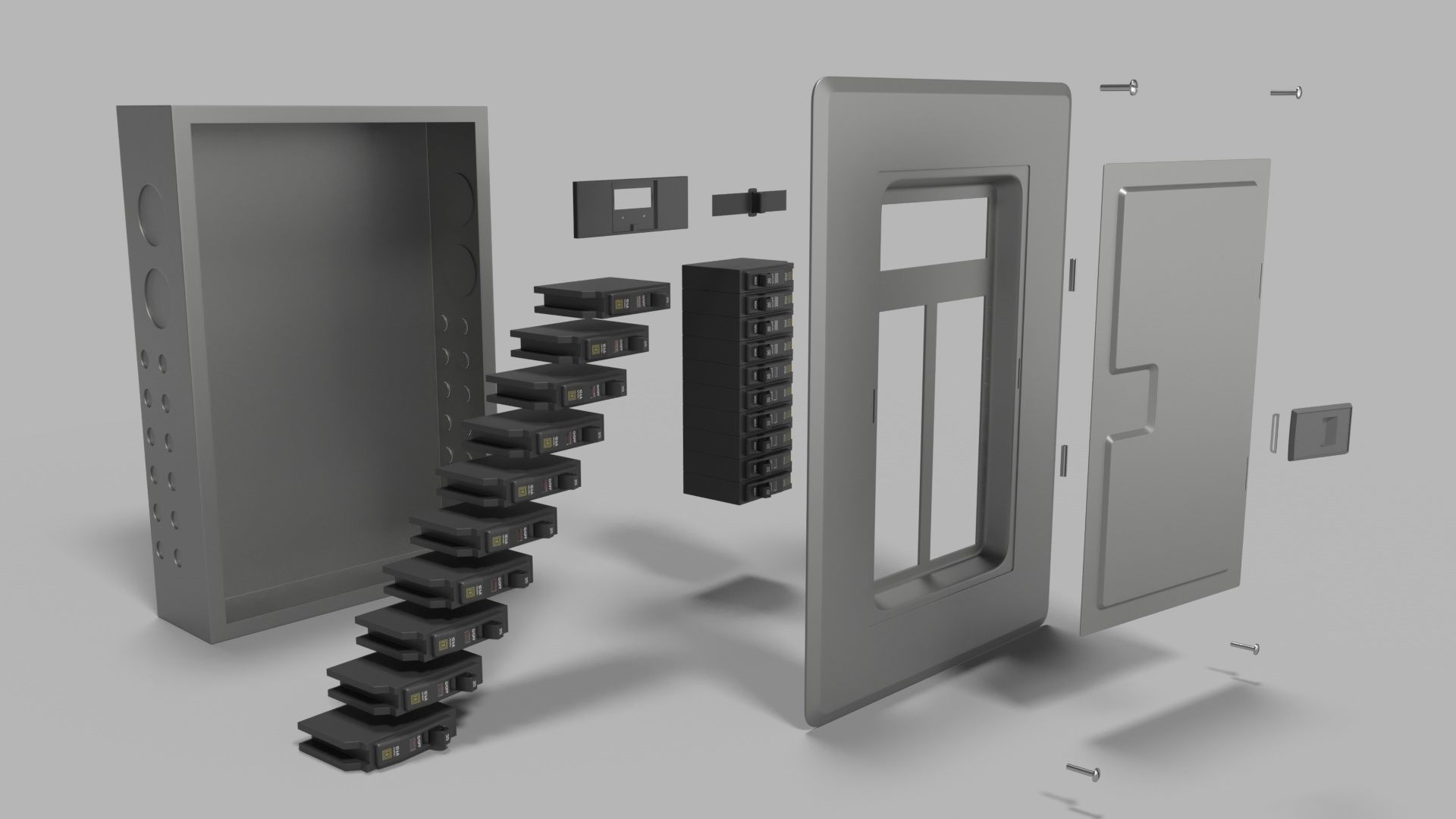 Breaker Box 3D model rigged | CGTrader
