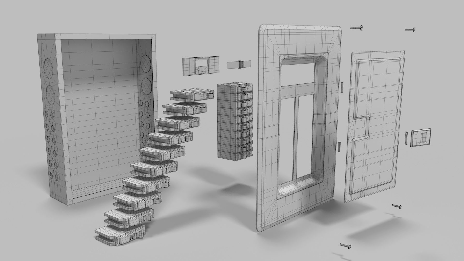 Breaker Box 3D model rigged | CGTrader