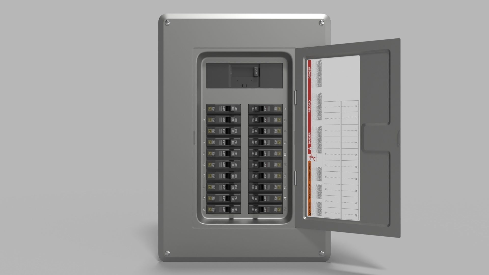 Breaker Box 3D model rigged | CGTrader