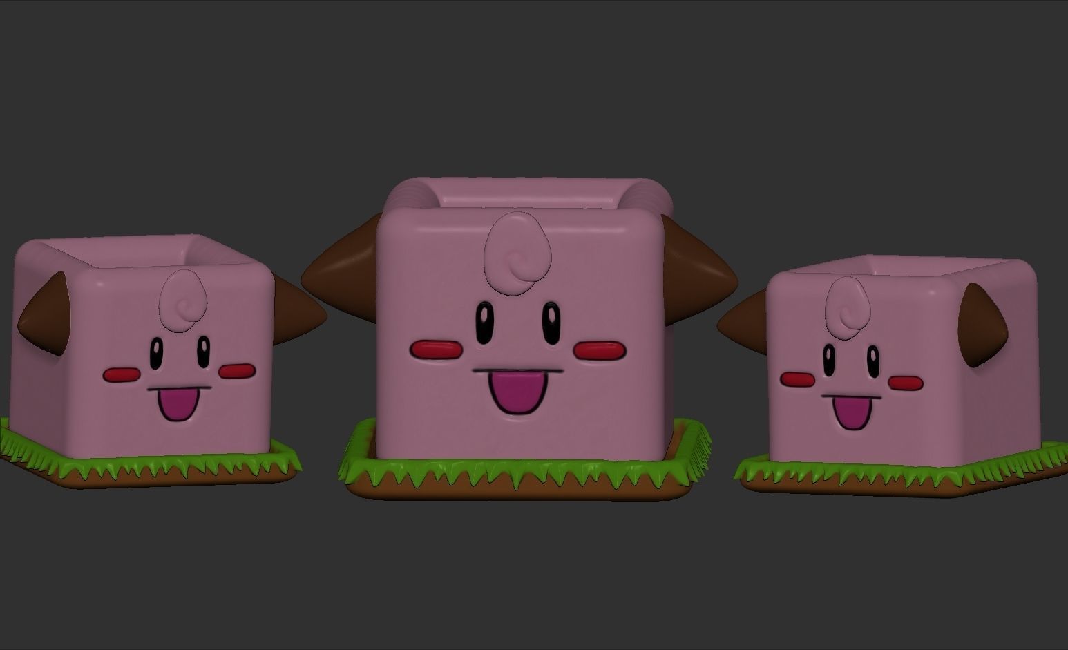 Cleffa Pot Maceta Pokemon 3D model 3D printable | CGTrader