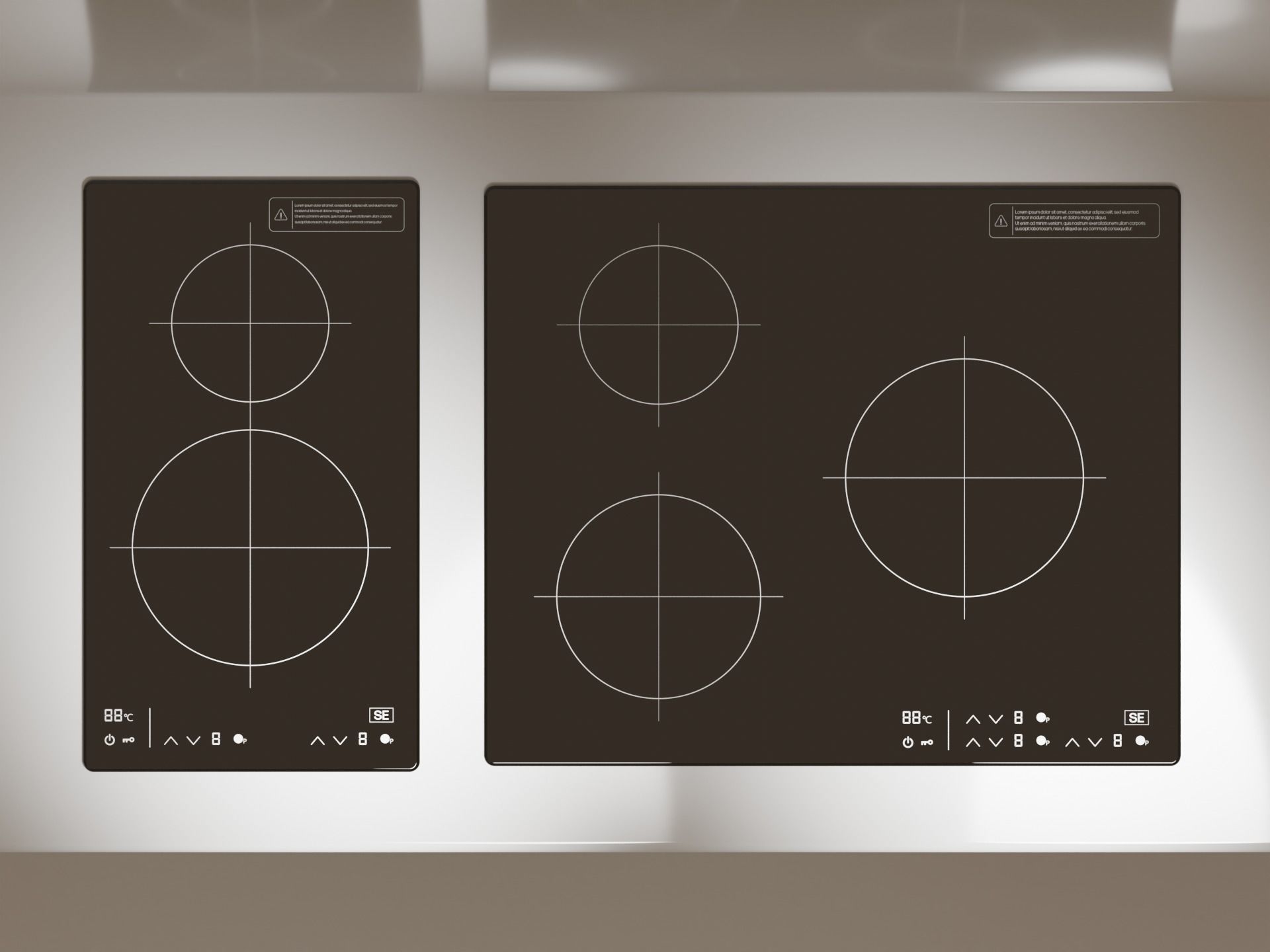 Induction Cooktop free VR / AR / low-poly 3D model | CGTrader