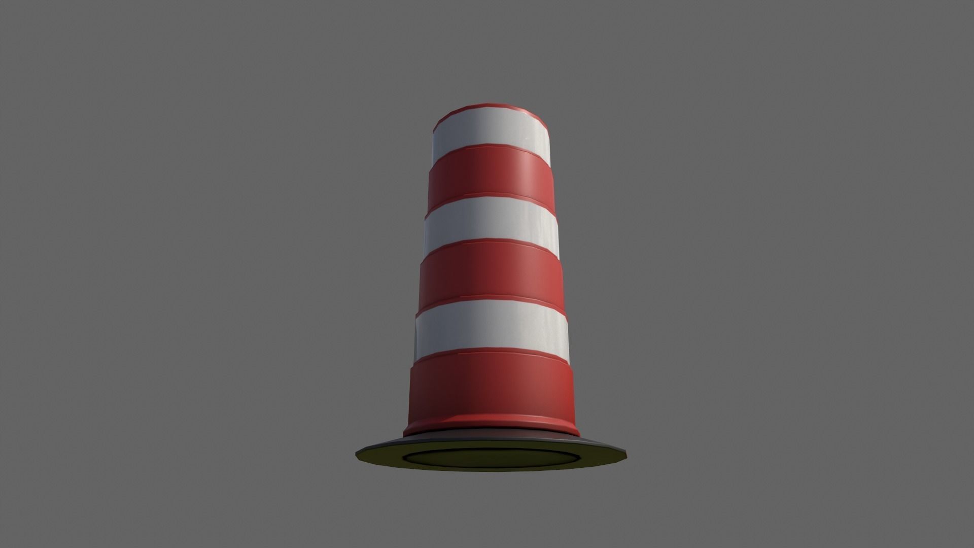 3D model PBR Traffic Drum Barrel Red VR / AR / low-poly | CGTrader