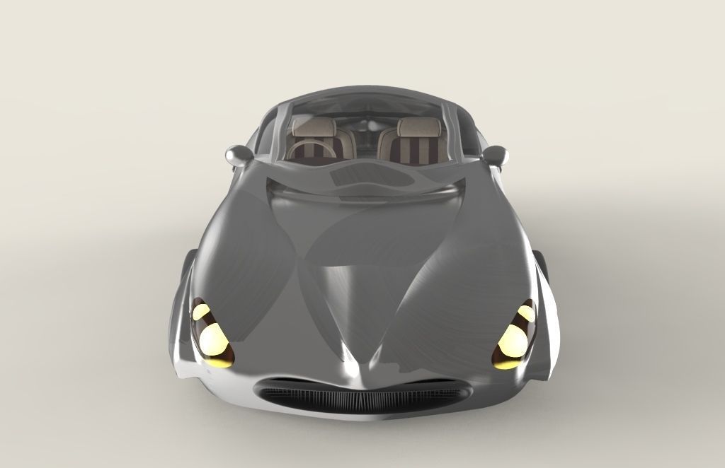 Custom Sport Car Model 3D model | CGTrader