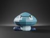 Blue Goomba Super Mario Bros Low Poly free VR / AR / low-poly 3D model ...