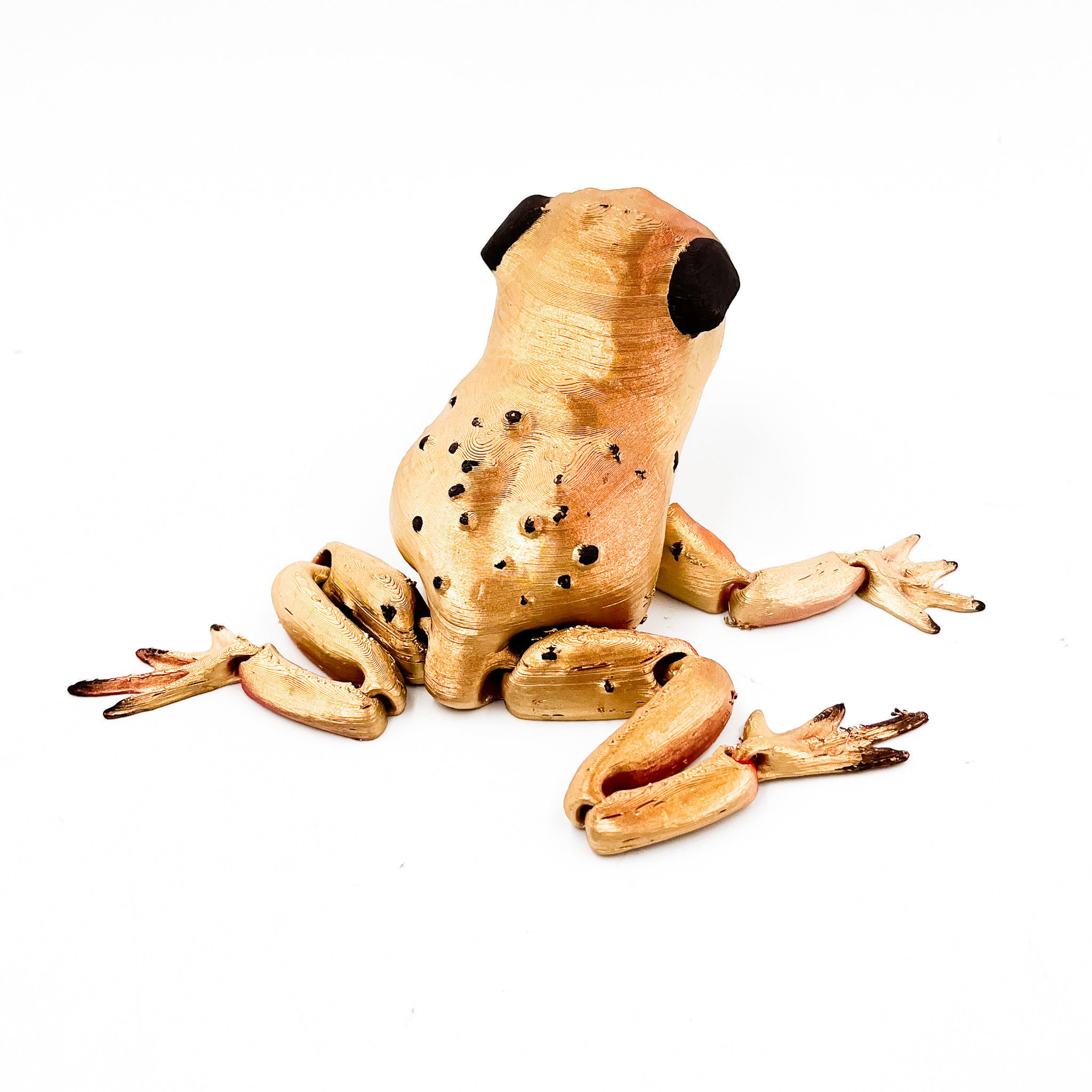 Pug Flexi Toad Frog articulated print-in-place no supports dog 3D model ...