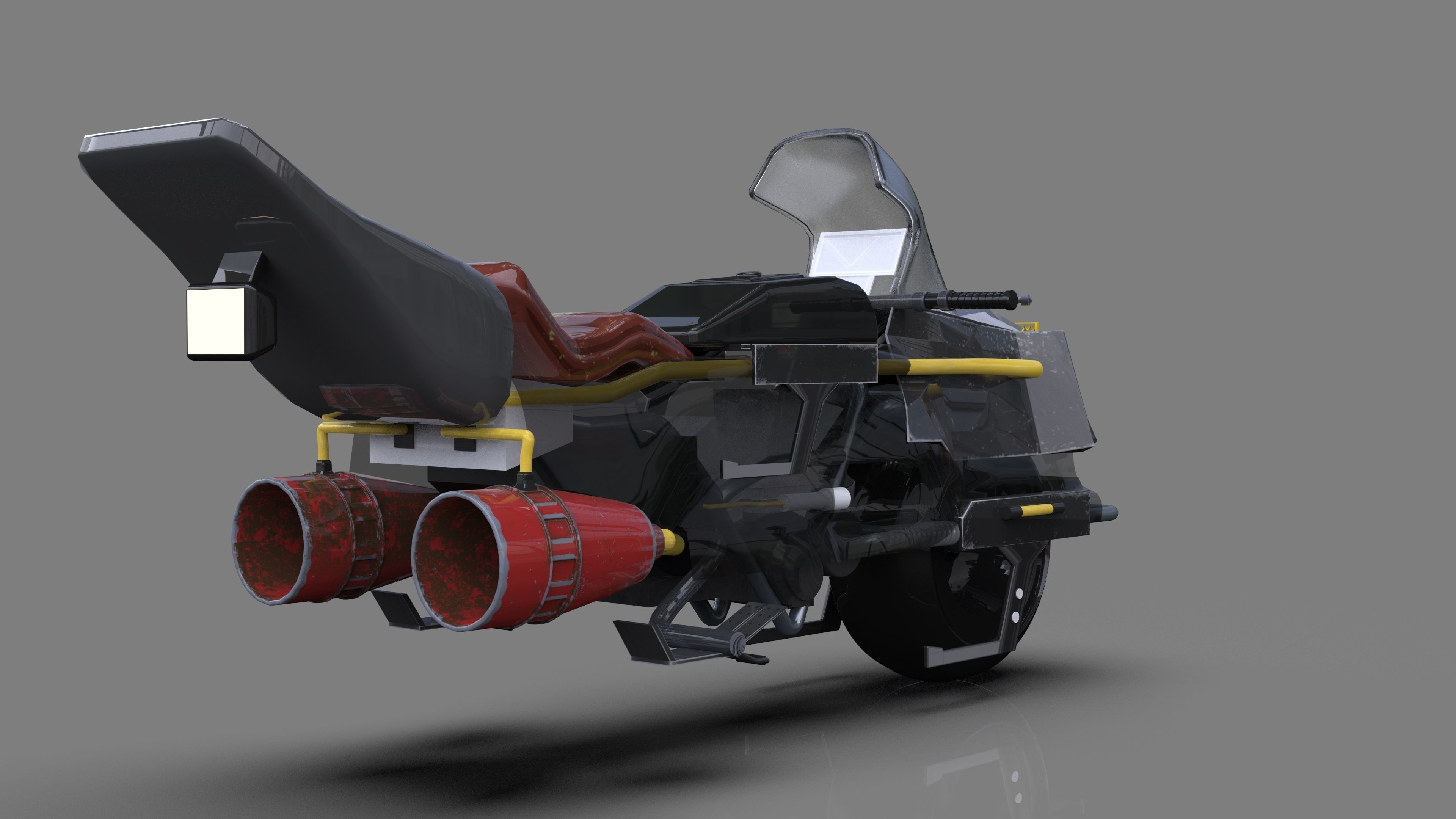 HOVER BIKE APACHE 3D model | CGTrader